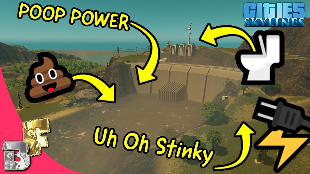 Power A City With Its Own POOP? | Cities Skylines Challenge ...