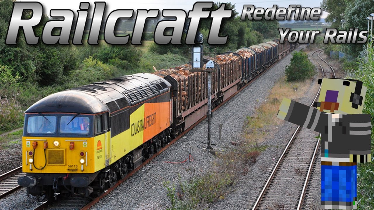 Railcraft Example | Cargo/Logging Train - Bluecoconut Family