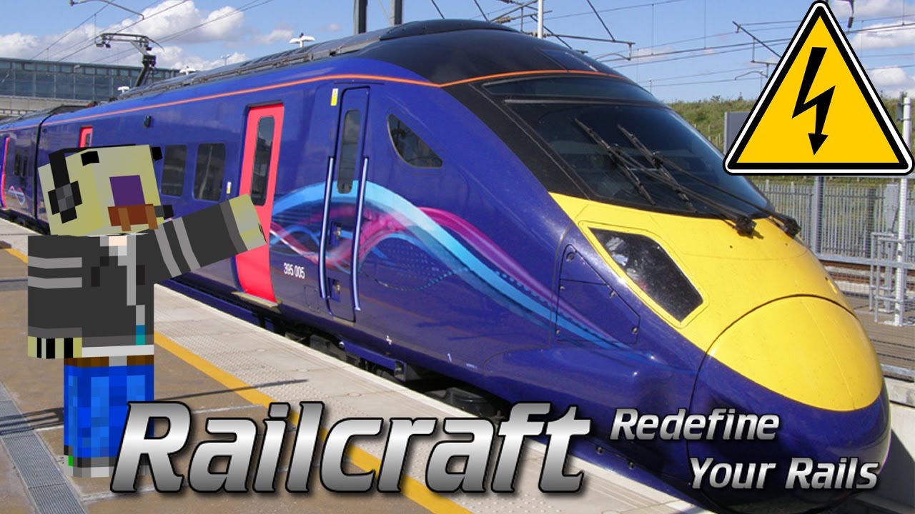 Railcraft Tutorial | Electric locomotive - Bluecoconut Family