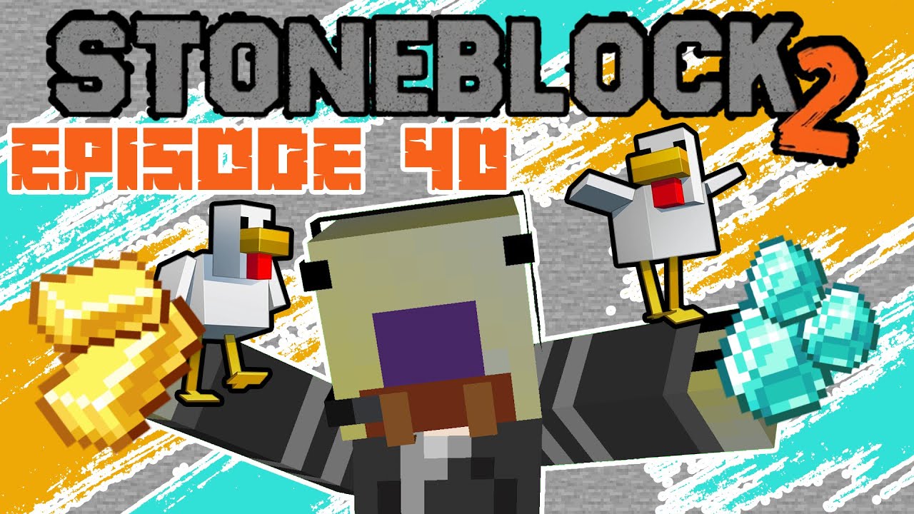 Stoneblock 2 lets play Episode 40 - Bluecoconut Family